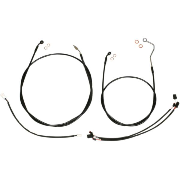 【適合】2024 FLHTK2021〜2023 FLH、FLHXS、FLHTK、FLHXST【商品説明】ハーレー ツーリングのバットウィングフェアリング車用、ケーブル延長キットです。2021以降のケーブルクラッチ車用です。キット内容：クラッ...