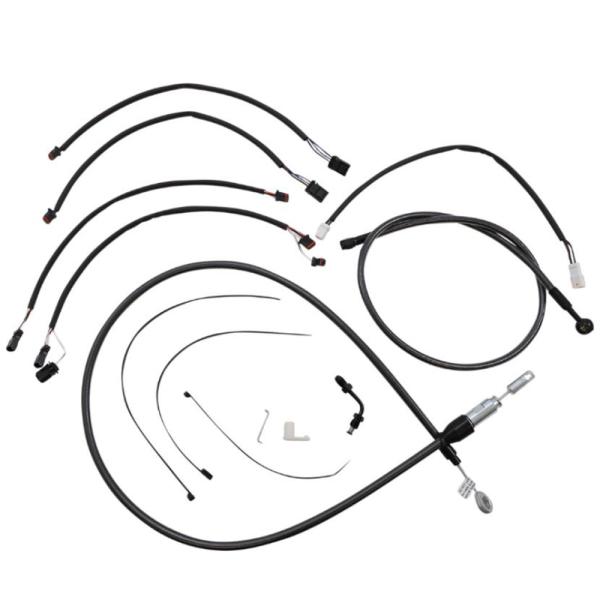 【適合】2018〜2024 ソフテイル FLDE、FLFB、FLFBS、FLHC、FLHCS、FLSB、FLSL、FXBR、FXBRS、FXBB、FXBBS、FXLR【商品説明】ハーレー M8ソフテイル用 延長ケーブルキットです。12〜14...