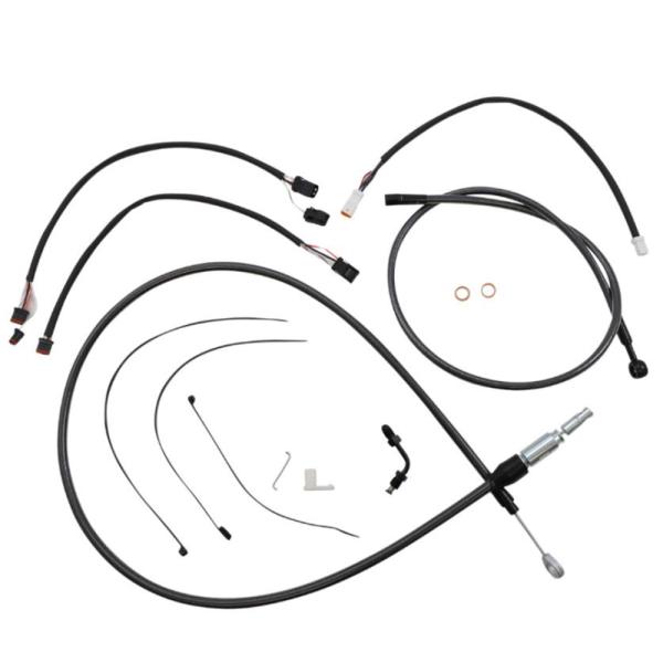 【適合】2018〜2024 ソフテイル FLDE、FLFB、FLFBS、FLHC、FLHCS、FLSB、FLSL、FXBR、FXBRS、FXBB、FXBBS、FXLR【商品説明】ハーレー M8ソフテイルー用 延長ケーブルキットです。15〜1...