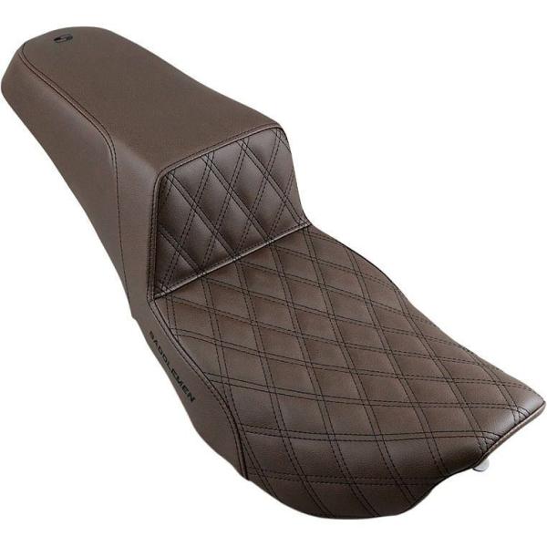 【適合】1997〜2007 ツーリング FLHR、FLH※FLHRSは不可【商品説明】シートフロント側に施されたダイアモンドラティスステッチがレトロでキレイなデザインです。SaddleMen独自の「GelCore」がドライバー側、パッセンジ...