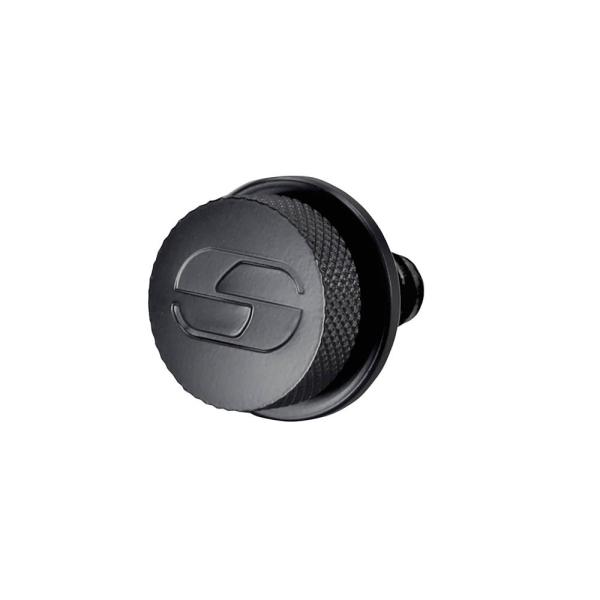 【適合】1997以降 スポーツスター、ダイナ、ソフテイル、ツーリング【商品説明】ビレットスタイルの高品質シートノブスクリュー。メーカーロゴ入り。【カラー】ブラック【メーカー】SaddleMen（サドルマン）【商品番号】0820-0097