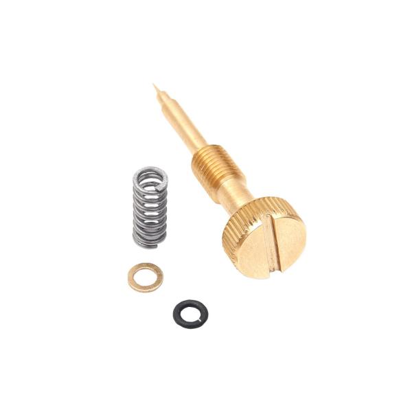 【適合】純正CVキャブレター用【商品説明】ミクスチャーの調整が容易になります。ジェット類交換後のミクスチャー調整が、工具を使用せずに手で出来るので非常に楽です。ワッシャー、Oリング、スプリング付属。※ミクスチャー部分は簡単に触れないよう蓋が...