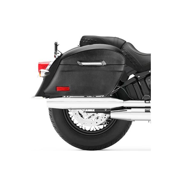 【適合】1988〜2017 FLSTC【商品説明】ハーレー・ソフテイル ヘリテイジクラシック用の、XLサイズハードサドルバッグです。グラスファイバー製。後ろ部分が長く延びるスラントデザインで、ヘリテイジクラシックのリアフェンダーのシェイプに...
