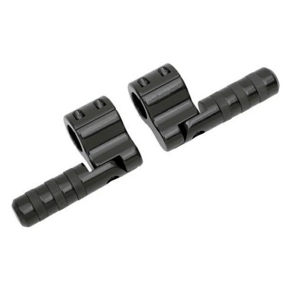 【適合】1.25インチ径エンジンガード用【商品説明】1.25インチ径クランプ仕様のハイウェーペグです。素材はビレットアルミニウム製。幅広のOリングが3本入ったデザインです。Oリングは滑り止めにもなっています。ペグは折りたたみ式ですので、使用...