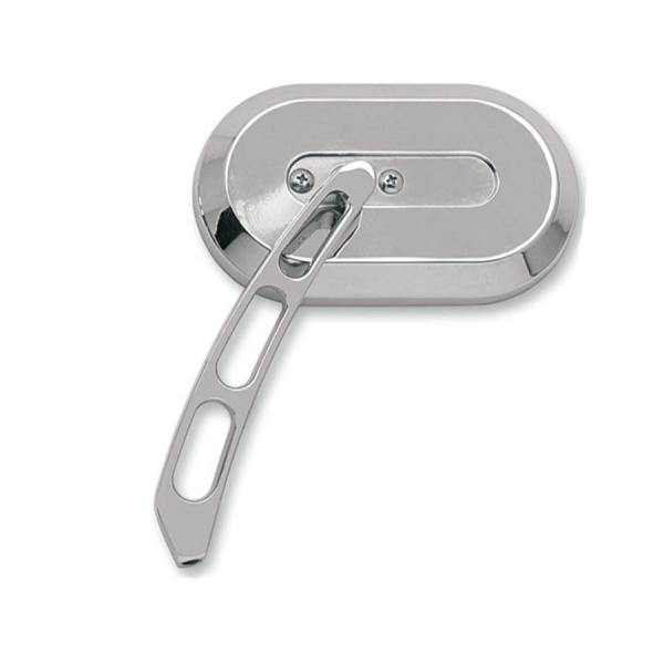 【適合】左【商品説明】スロットデザインステムのオーバルミラー左右別売【カラー】クローム【メーカー】Drag Specialties（ドラッグスペシャリティーズ）【サイズ】幅：136mm×高さ82mm【商品番号】1901-6232