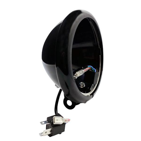 【適合】2018以降 FXBB/S、FXLR/S、FXST【商品説明】ハーレー M8ソフテイル ストリートボブ、ローライダー/S、スタンダード用 5-3/4インチ・ボトムマウントヘッドライトバケットです。ブラックのカラーとバケットシェイプが...