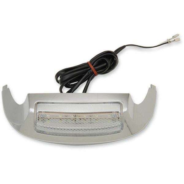 【適合】2014〜2019 FLHTCU、FLHTK/L、FLHTCUTG2014〜2022 FLHR【商品説明】標準装備のフェンダーチップと交換して取り付けます。フェンダーの先をLEDでドレスアップ出来ます。発光色は白色です。※簡単な配線...