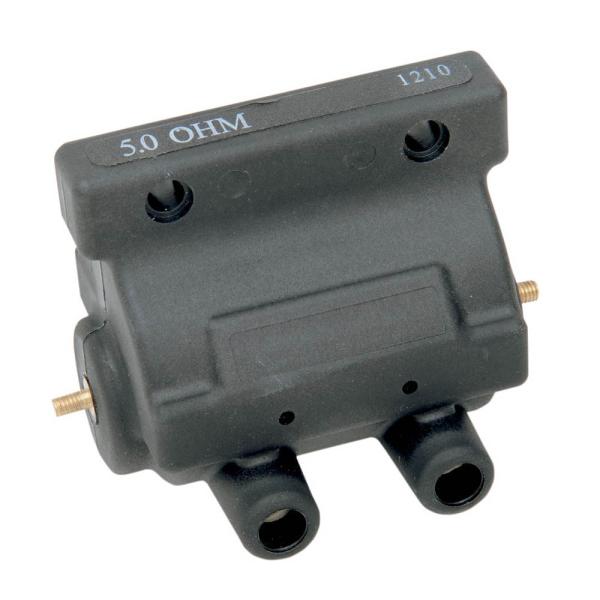 【適合】1965〜1978 ショベルヘッド、アイアンショベル【商品説明】イグニッションコイル　5Ωポイント点火&amp;セミトラ(ダイナSなど)点火用。　30000ボルト以上の電圧を発生させるハイパフォーマンスイグニッションコイルです。コイ...