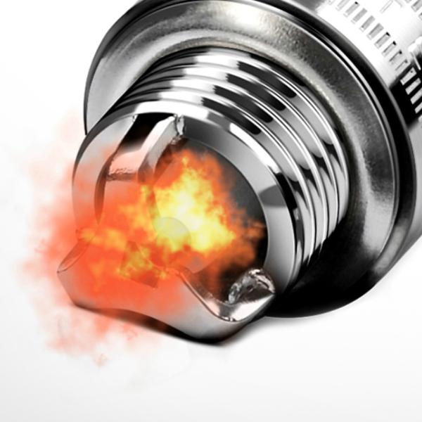 【適合】1984〜2000 エボ・ビッグツイン1975〜1984 ショベル1983〜1985 XR1000【商品説明】独自の3ポイント支持の電極を持つハイパフォーマンス・スパークプラグです。独自の電極形状による立体的な火炎核で、通常のプラグ...