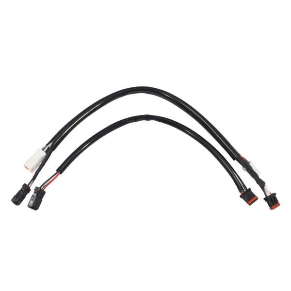 【適合】2025以降 ソフテイル【商品説明】2025以降 ソフテイル用 ハンドル配線延長ケーブルです。＜特長＞●コネクター付きのプラグアンドプレイ接続の、便利なハーネスです●スイッチ配線と電子制御スロットル配線が付属します※メーター配線は付...