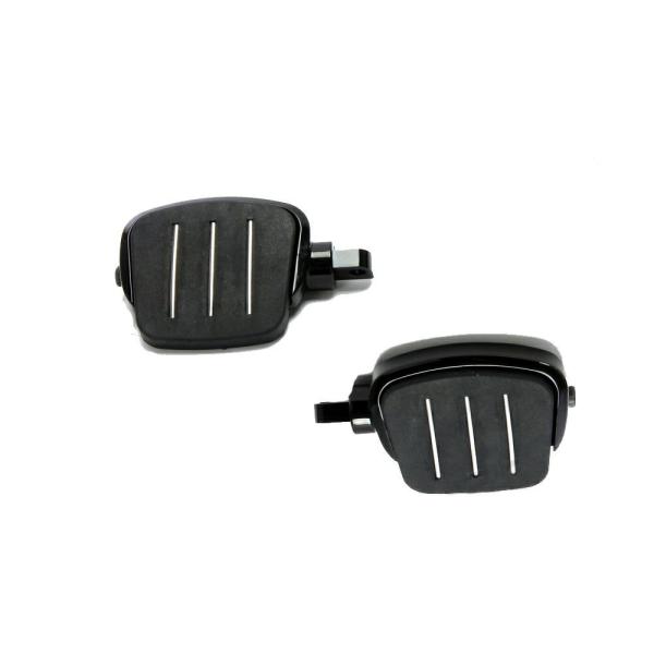 【適合】オス型マウントフットペグ装着車【商品説明】ストリートグライドタイプの、ミニフットボード。フットボードの角度は調整可能ですので、フォワードコントロールのペグをこのボードに変えても快適なポジションに調整できます。2個ペア2018以降ソフ...