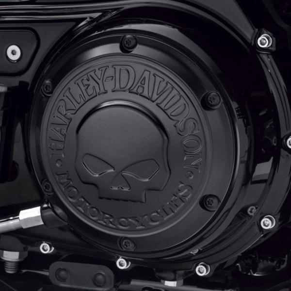 【適合】2004〜2021 スポーツスター【商品説明】ウィリーGスカルコレクションのダービーカバー。ブラックに浮かぶスカルと周囲を囲むH-Dロゴが、威圧的な雰囲気を醸し出します。ブラックのハードウェアが付属します。【メーカー】Harley ...