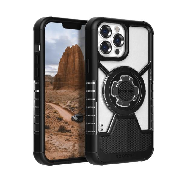 【適合】iPhone13 Pro Max【商品説明】バイクと車で使用する事を主目的に開発されたスマホケースです。背面にバイクに搭載する為のロック・ロック・ホールと、自動車やガレージなど用のマグネットが装備されています。バイクに固定する時はマ...