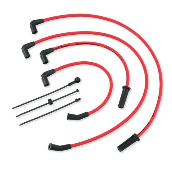 【適合】2024 FLHTK、FLTRK、FLHRXS、トライク2017〜2023 ツーリング、トライク【商品説明】ミルウォーキーエイト搭載　ツーリング、トライク用のプラグコードセット。10MM径のコードは見た目も力強く、コイル電圧を確実に...