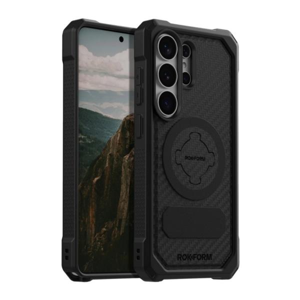 【適合】Galaxy S26 Plus【商品説明】バイクと自動車用に開発されたROKFORM製Galaxy S26 ULTRA専用スマホホルダーです。＜特徴＞●米軍規格（MIL-STD）の耐衝撃性能あらゆる方向からの落下や衝撃に耐えられるよ...