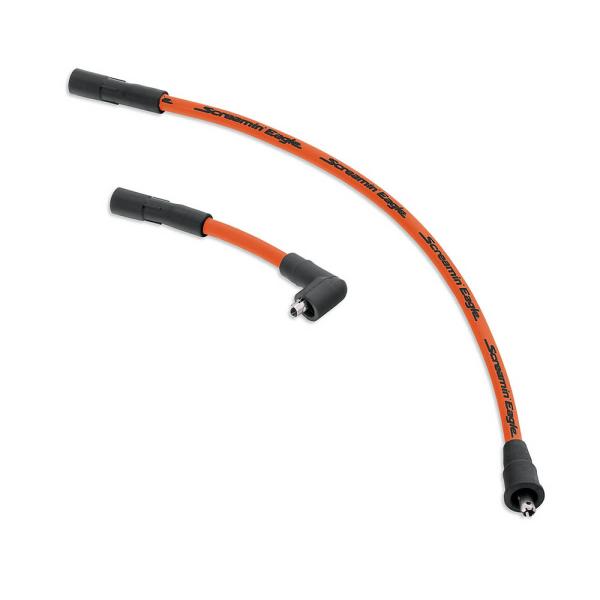 【適合】1988〜2003 スポーツスター【商品説明】ハーレー純正スクリーミンイーグルのカスタムパーツです。10mmプラグワイヤーで電流のロスを減らし、ノーマルより強力なスパークを供給します。前後用2本セット。※交換前にイグニッションコイル...