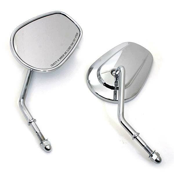 【適合】全てのハーレーダビッドソン※VRSCF、ミラーがハンドルバーの下に装着されたXL1200Xは不可。 【商品説明】純正スタイルのテーパーミラー、ショートタイプ。純正品番：92022-03A相当品。左右セット【メーカー】V-TWIN（V...