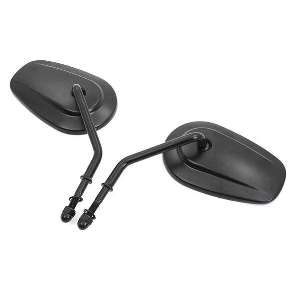 【適合】全てのハーレーダビッドソン【商品説明】純正スタイルのテーパーミラー、ショートタイプ。純正品番：92023-03A相当品。広範囲まで見える凸面鏡。左右セット【メーカー】V-TWIN（V-ツイン）【商品番号】34-0413