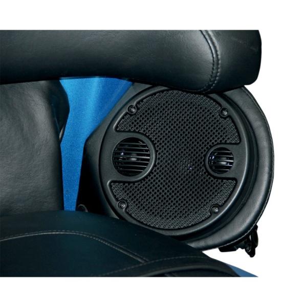 【適合】1998〜2013 ツーリング※リアスピーカー装着車【商品説明】ハイパフォーマンス・アップグレード・スピーカーＫＩＴ5.25インチ。リアスピーカーポッド用。最大入力140Wと余裕の大入力仕様です。前面グリルにミッドレンジスピーカーと...