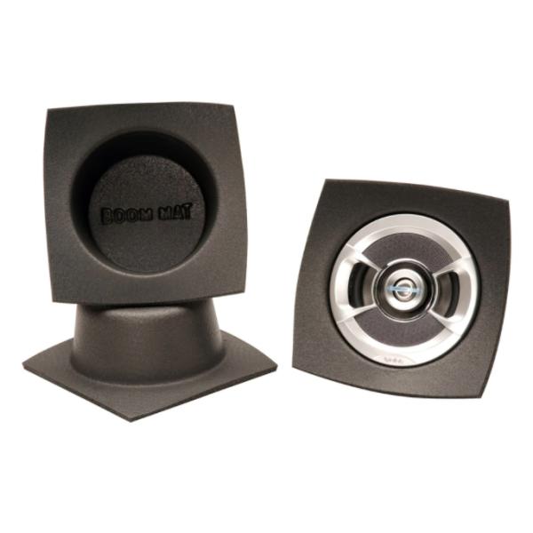 【適合】6.5インチラウンド型スピーカー用【商品説明】6.5インチラウンドスピーカー用バッフル。●2014〜2023 ツーリングのフェアリングスピーカーや、ツアーパックスピーカー等に使用出来ます。●スピーカー取付け部のがガタつきやビビり音の...