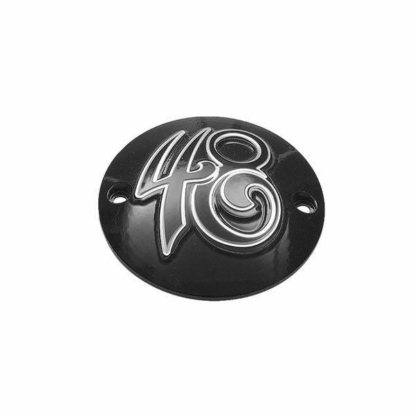 【適合】2004以降 スポーツスター【商品説明】独創的で高級感漂うデザインのポイントカバー。メーカーの手作業によるアルミ削り出し製品です。特にフォーティーエイトにはバッチリのデザインです。特長・6061-T6アルミニウムをCNC精密加工によ...