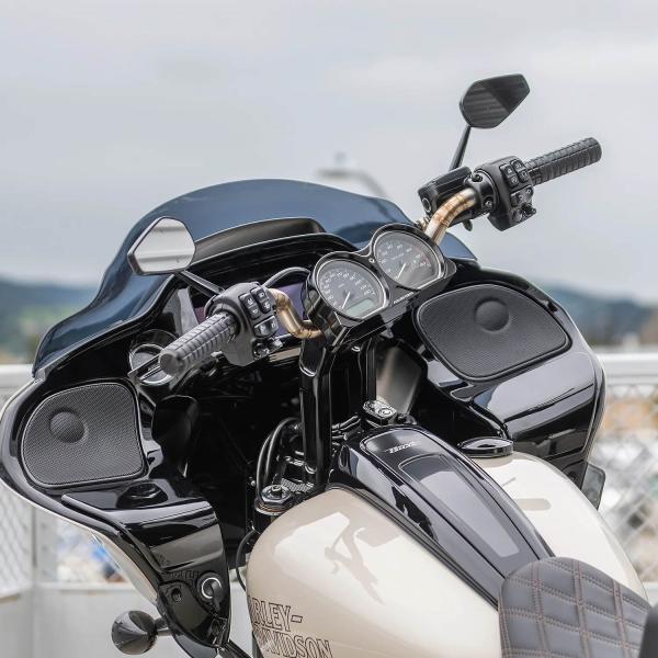 【適合】1インチハンドルバー装着車スポーツスター、ダイナ、ソフテイル、ツーリング、Vロッド等※ケーブルスロットル、電子制御スロットル 共に対応【商品説明】1インチ径MXスタイルのステンレス製ハンドルバー。●快適なライディングポジションながら...