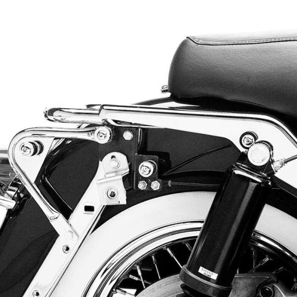 【適合】1997〜2008 ツーリング※FLHTCUI、FLHRSE3、FLHRSE4は不可【商品説明】シーシーバーやソロラック用のデタッチャブル・ドッキングハードウエアです。このドッキングハードウエアの他にツアーパックやツーアップタイプと...