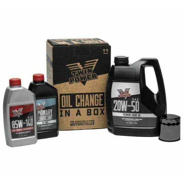 【商品説明】TwinPower製 プレミアム　エンジンオイル交換セット ビッグツイン用です。セット内容：プレミアムエンジンオイル20W-50　1ガロン（約3.8L)プライマリーチェーンケースオイル 1クオート（946ml)Semi-Synt...