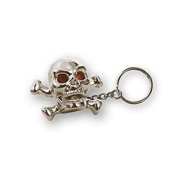 【商品説明】スカル クロスボーンズデザインのキーホルダー【カラー】クローム【メーカー】TRIKTOPZ(トリックトップズ)【商品番号】555605