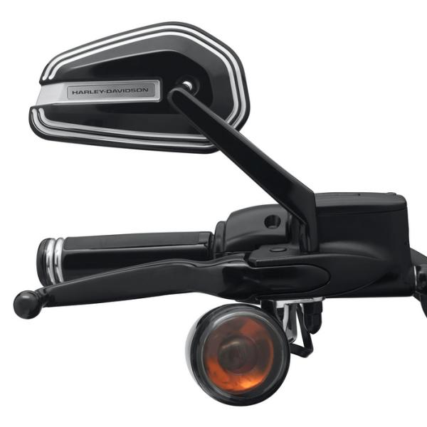 【適合】1982〜2022 ハーレー※パンアメリカ、スポーツスターS不可※バーエンドミラー装着車不可【商品説明】1982以降のハーレー用ミラーセットです。デザインは深く刻まれた溝が特徴の、エンパイアコレクション。クラシカルなハーレーダビッド...