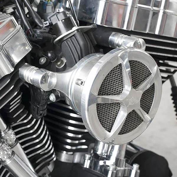 【適合】ケーブルスロットル車1999〜2007 ツーリング2000〜2015 ソフテイル1999〜2017 ダイナ※2011〜2015 CVOソフテイル不可※2016〜2017 FXDLS不可【商品説明】5スポークデザインのスモールサイズエ...