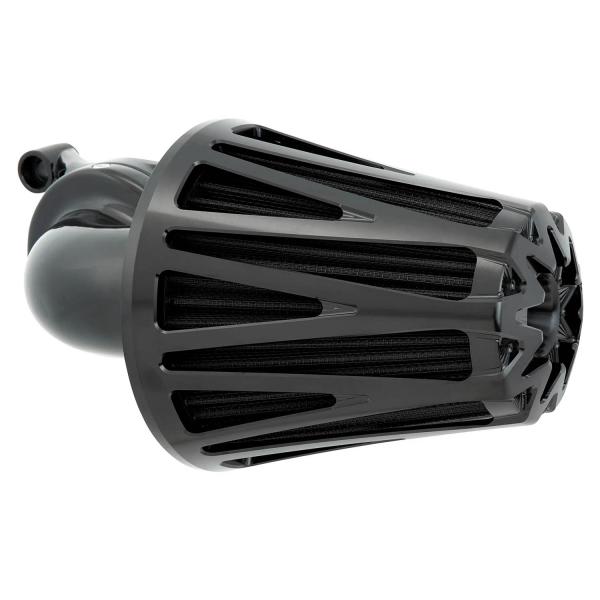 【適合】1991以降スポーツスター【商品説明】エルボースタイルのCrossFire（クロスファイア）デザインエアクリーナー。フィルターの表面積の増加に加え、フィルター前部からの吸気も可能になり吸気効率が大幅に上がります。フィルターは耐水性の...