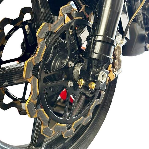 【適合】スポーツスター、ダイナ、ソフテイル、ツーリングフロントシングルディスク用【商品説明】ARP製ブレーキローターボルトキット。フロントシングルディスク用。5本セット。※ローター以外のボルトは付属しません。●耐久性に優れたARPボルト。●...