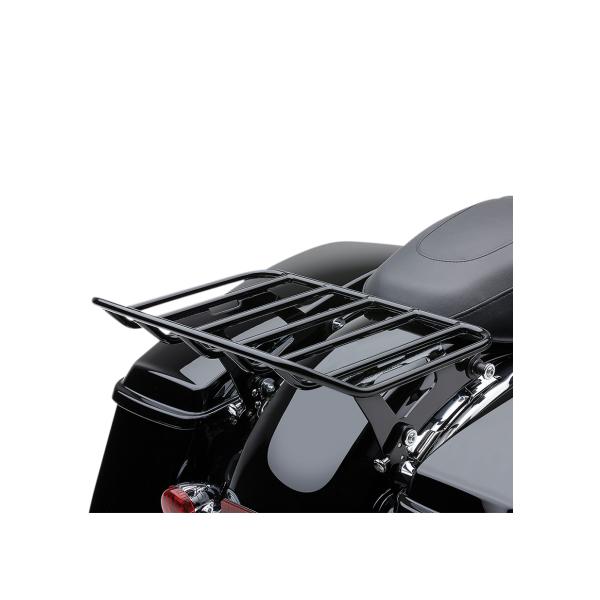 【適合】1997〜2008 ツーリング【商品説明】デタッチャブル式の大型ラゲッジラックです。スチールパイプ製。バンジーコードやネットを掛け易く、後端の跳ね上がったフリップアップタイプですので、荷物をしっかりとホールドし、走行中の荷物のズレを...