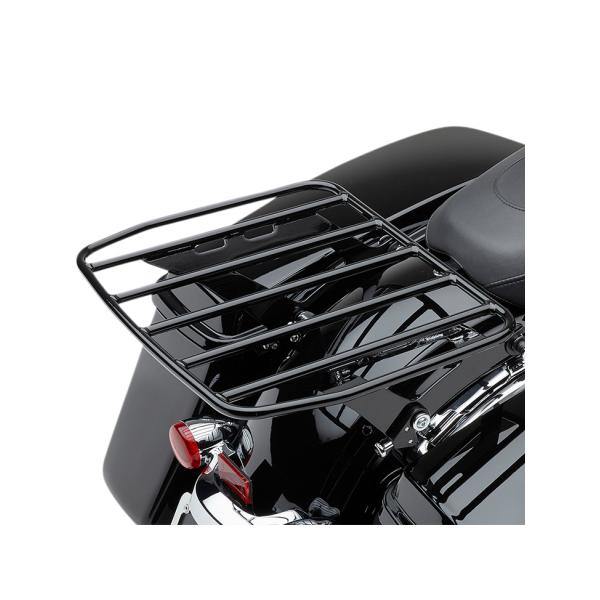 【適合】1997〜2008 ツーリング【商品説明】デタッチャブル式の大型ラゲッジラックです。スチールパイプ製。バンジーコードやネットを掛け易い形状です。フラットタイプですので、前後の長さのある荷物も積みこめます。装着にはドッキングポイント（...