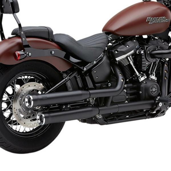 【適合】2018〜2024 FLHC/S、FLDE※2021以降 ソフテイルは、O2キャンセラー（1081-0009）が別途必要です。【商品説明】RPT(RACE PRO TIPS)スリップオンは、ボディは前部の3インチから後部に向かって太...