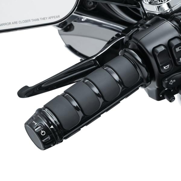 【適合】2024 FLHTK、FLTRK、FLHRXS2008〜2023 ツーリング、トライク※純正ヒートグリップ装着車用【商品説明】ハーレーツーリングおよびトライクの純正ヒートグリップの機能はそのまま維持し、グリップ外観を握り心地の良いI...