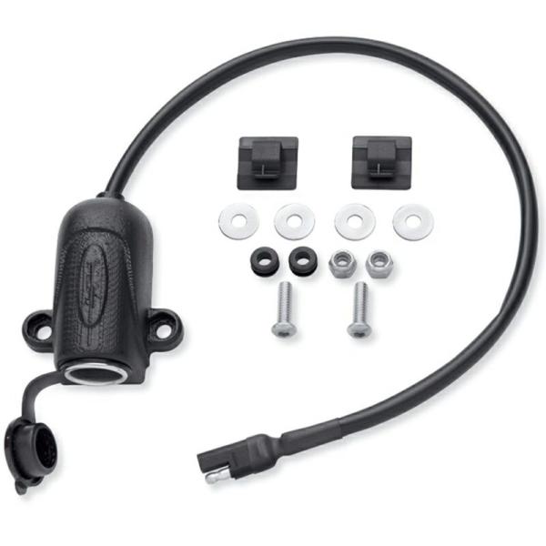 【適合】2004〜2023 モデル ※VRSCは不可※ハーレーダビッドソンのハードサドルバッグ装着車【商品説明】サドルバッグ内部などに補助パワーポートを増設します。使用しない時は蓋をできます。別売バッテリーチャージャーハーネス(94624-...