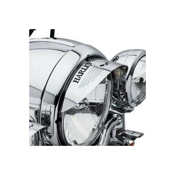 【適合】7インチヘッドライト装着車【商品説明】SKULL コレクションのバイザートリム※2018以降 ソフテイル、FLHTCU、FLHTCUL、FLHTK、FLHTKL、FLHTKSE、FLHX、FLHXS、FLHXSE、FLTRU、FLT...