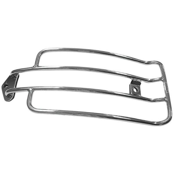 【適合】1985〜2003 スポーツスター【商品説明】ソロシート用ラゲッジラック。ちょっとした荷物を積むのに最適です。リアフェンダーに沿ったデザインなので、荷物が無い時でも車体のスタイルを損ないません。【カラー】クローム【メーカー】Hard...