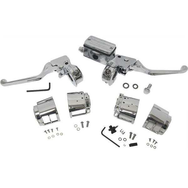 【適合】1982〜1983モデル【商品説明】クローム仕上げのハンドルコントロールキット。標準装備の物と同形状なので、ドレスアップや補修品として使用出来ます。スイッチは付属しないので、標準装備の物を流用するか、別途社外品の購入が必要です。マス...