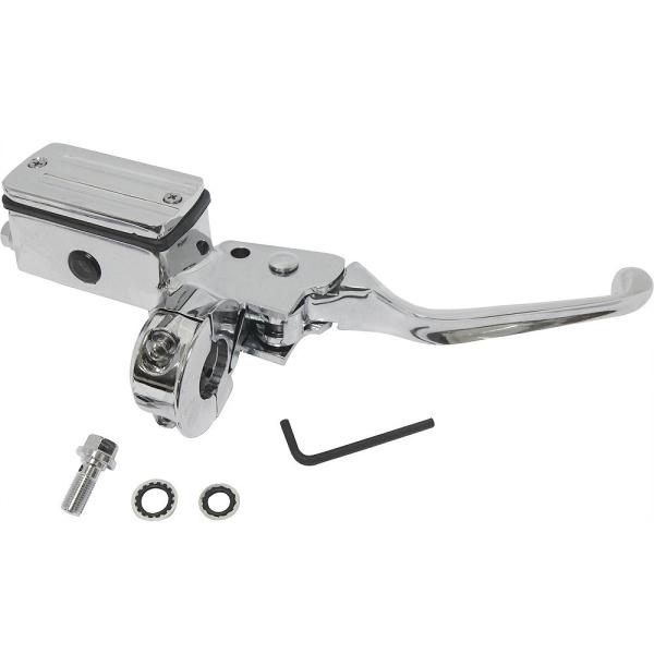 【適合】1982〜1983モデル【商品説明】クローム仕上げのブレーキレバーキット。標準装備の物と同形状なので、ドレスアップや補修品として使用出来ます。マスターシリンダーボア径：3/4インチ【カラー】クローム【メーカー】Hard Drive（...