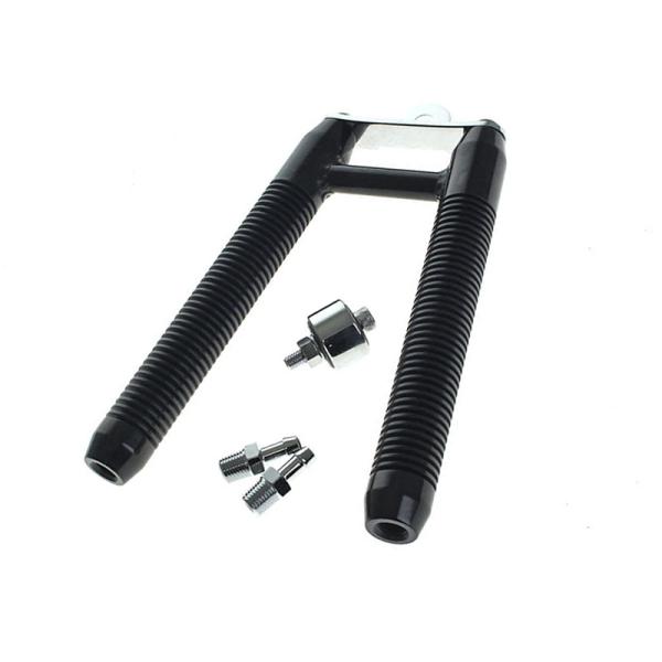 【適合】汎用品【商品説明】冷却フィン付きアルミビレットの汎用オイルクーラーです。ハーレーのフレームダウンチューブの間にマウントします。※マウントスペースの無い車両への装着不可。（あらかじめ取付けスペースの有無をご確認下さい）取付けボルト付ダ...