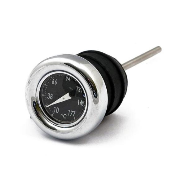 【適合】1982〜2003 XLスポーツスター1984〜1999 ソフテイル【商品説明】ハーレー スポーツスター、ソフテイル用 油温計付オイルディップスティックです。ノーマルのオイルタンクキャップと交換するだけで、一目で油温を確認できる便利...