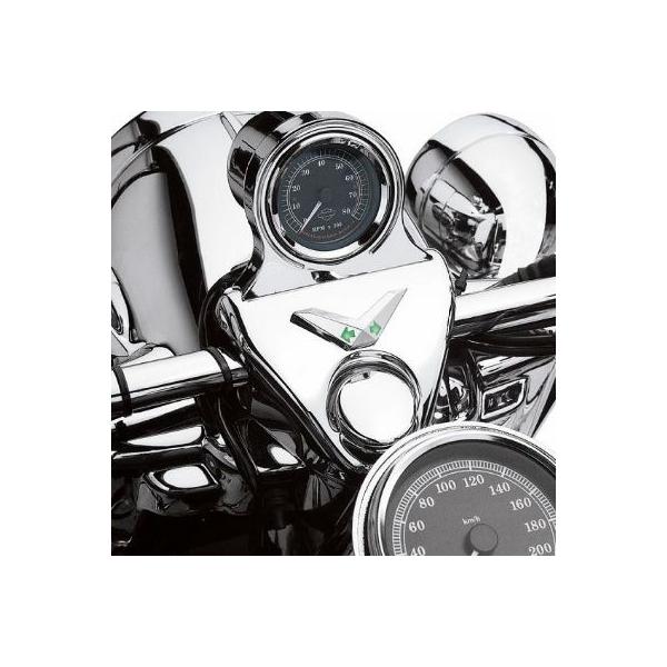 【適合】1994〜2002、2004〜2007 FLHR、FLHRCI【商品説明】ハーレ、ツーリングモデル、ロードキングのメーター部のノスタルジックなルックスにアクセントを与えます。【カラー】クローム【メーカー】Harley Davidso...