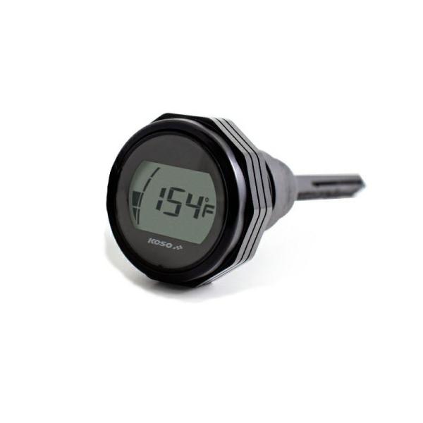 【適合】2017以降 ツーリング【商品説明】デジタル表示油温計付オイルディップスティックです。エンジン排気量の増大と、近年の夏場の気温上昇に伴って、エンジンオイルの管理は増々重要になっています。このディップスティックは油温と油量を同時に確認...