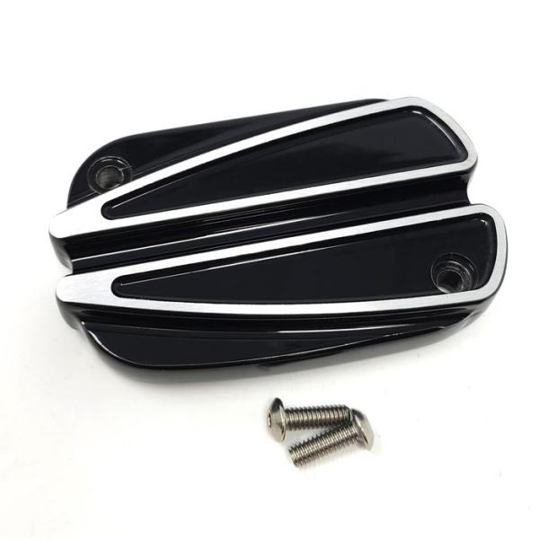 【適合】2017〜2020 ツーリング2019〜2020 トライク【商品説明】油圧クラッチ・マスターシリンダーカバーです。シャープなフィンが特徴のRipperデザイン。ブラックのベースにフィンエッジ部分のシルバーコントラストがアクセントです...