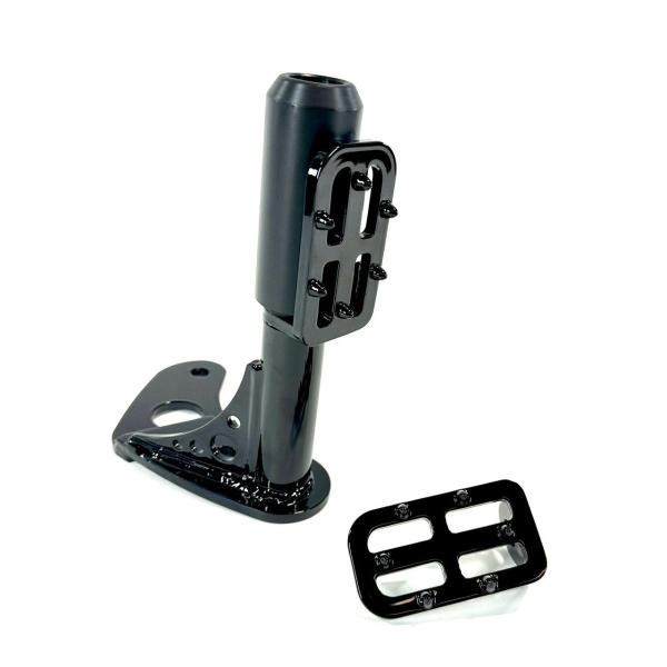 【適合】スポーツスター、ダイナ、ソフテイル、ツーリング、FXRバンキン リアクラッシュバー用【商品説明】バンキン リア・クラッシュバーに装着するフットレストです。＜特長＞●リアクラッシュバーをパッセンジャーのフットレストとして使用する際、こ...