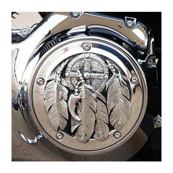 【適合】1999〜2017 ダイナ2000〜2018 ソフテイル ※FLSB、FXDRSは除く1999〜2015 ツーリング ※FLHTKL、FLHTCULは除く【商品説明】船舶用グレードのハイスペックアルミニウム製ダービーカバー。デザイン...