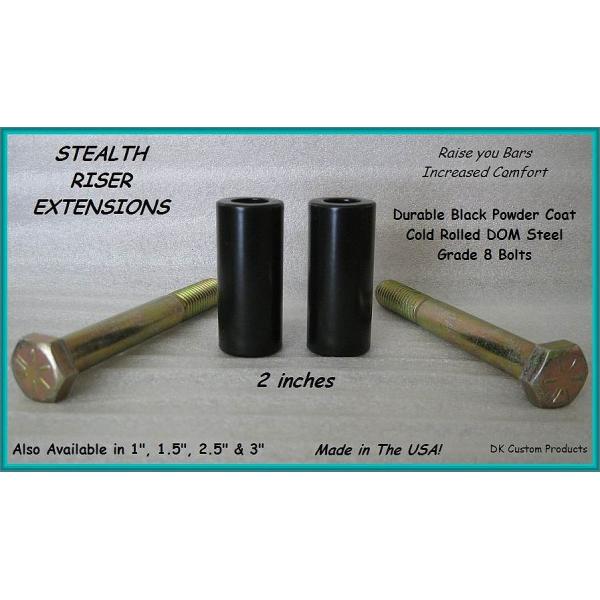 【適合】直径22.6mm以下のライザー【商品説明】ハンドルを2インチ（約5cm)上にアップします。ライザーとトップブリッジの間に入れて固定します。ハンドルがかなり上に上がります。ケーブルやブレーキホースを変更する必要が出てくる場合があります...